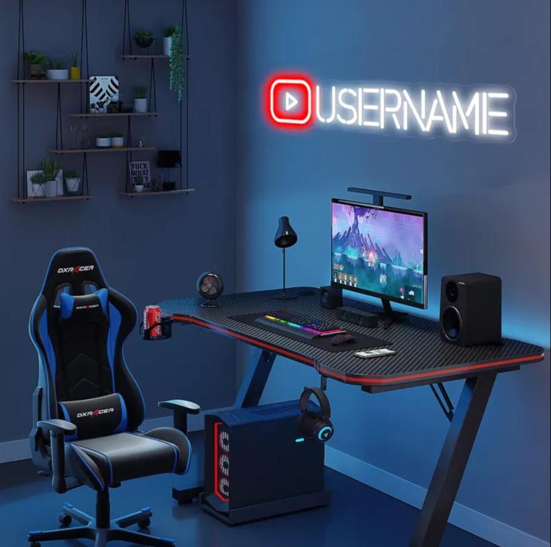 Custom Gamer Neon Sign , Gamer Tag Sign, Game Room Decor, Gaming Wall ...