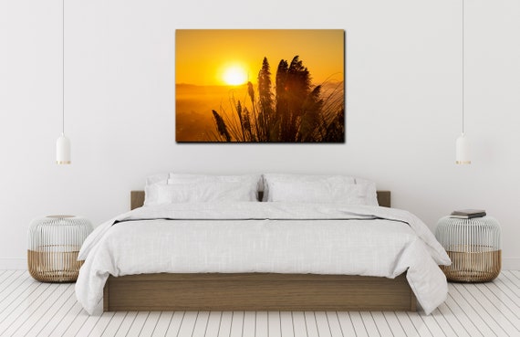 Digital Download Golden Sunrise Horizontal Pretty Wall Decor | Etsy