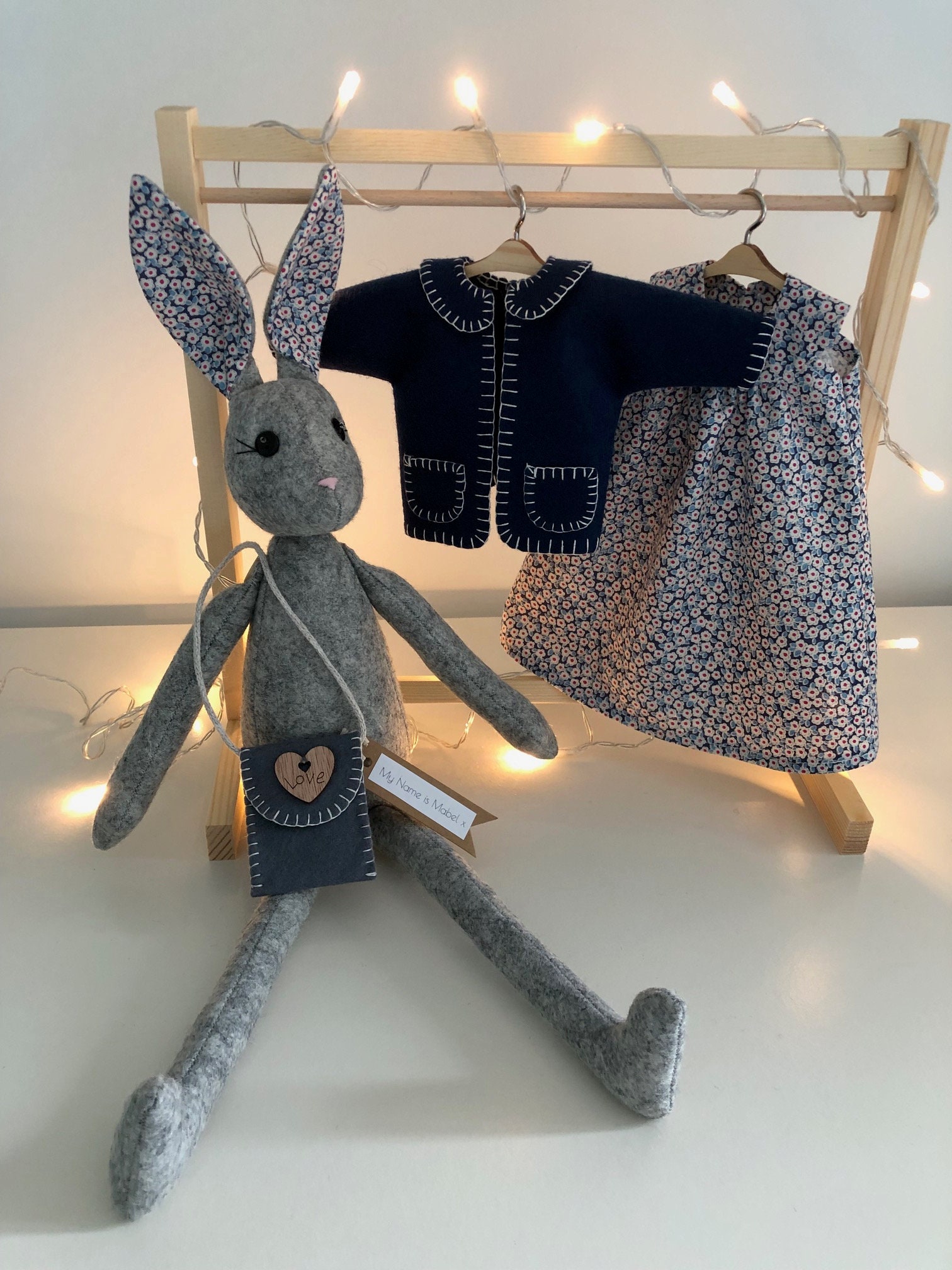 Handmade Felt Luna Molly Brett Style Bunny Rabbit Doll - Etsy