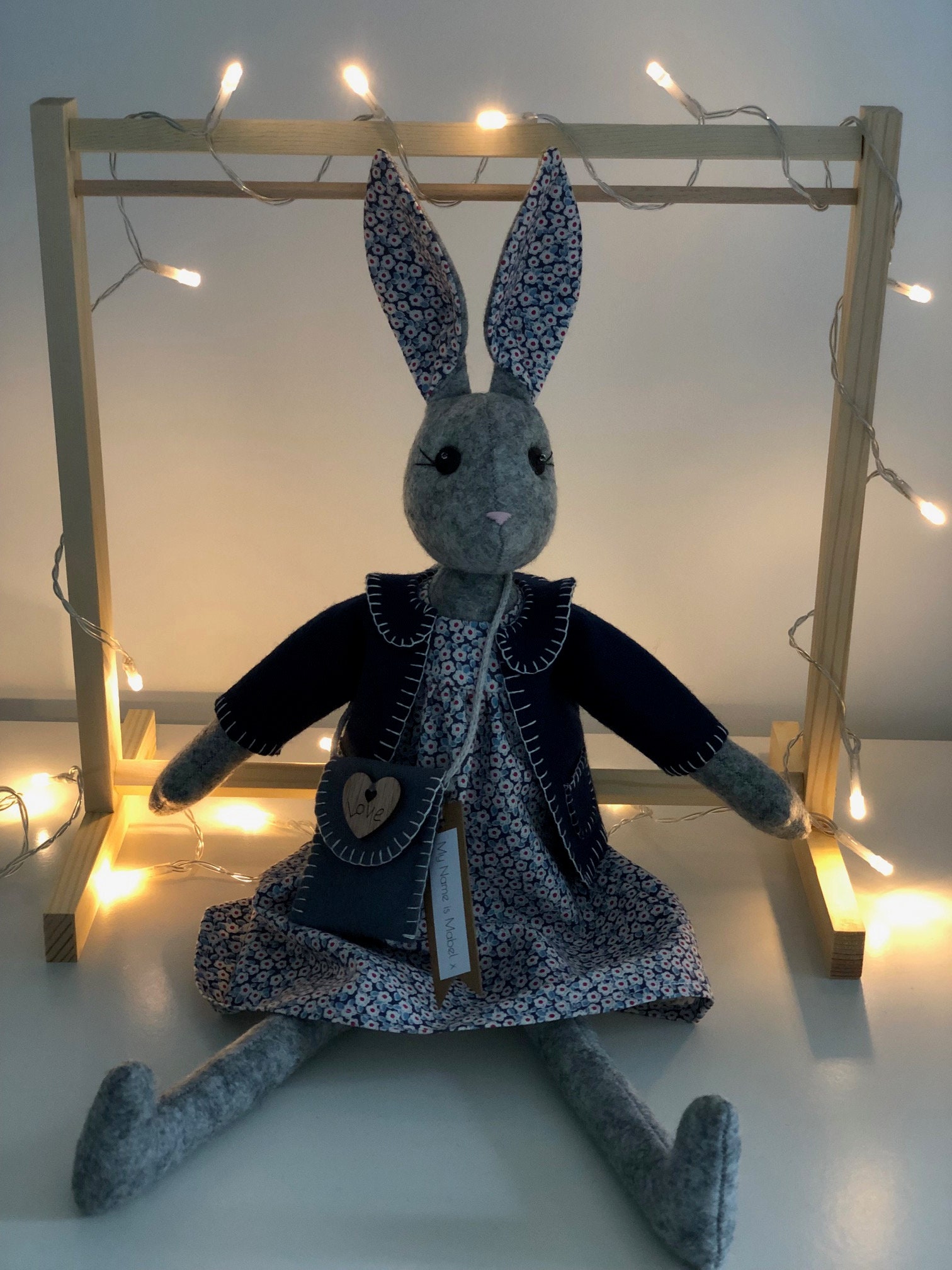 Handmade Felt Luna Molly Brett Style Bunny Rabbit Doll - Etsy