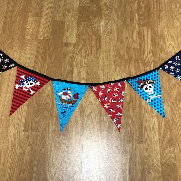 Pirate Bunting - Etsy UK