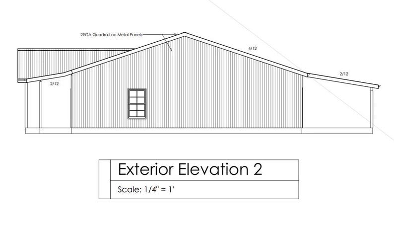 HC-24004 Hastings Barndominium House Plan - Etsy
