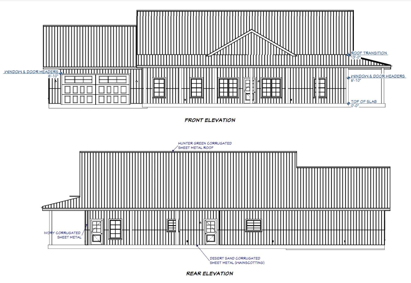 LP-3204 Gunther Barndominium House Plan - Etsy