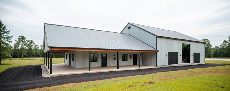 CDD-1005 Chaston Barndominium House Plans - Etsy