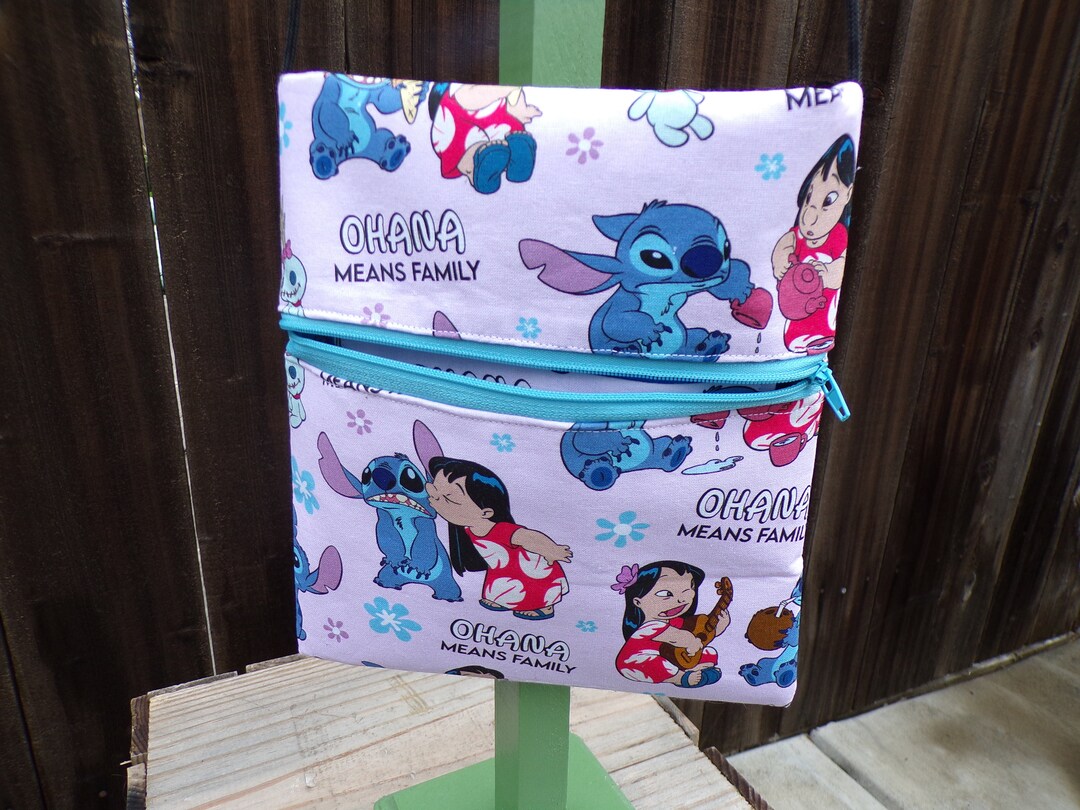 Small Lilo and Stich Zipper Bag, Small Shoulder Bag With Pocket - Etsy