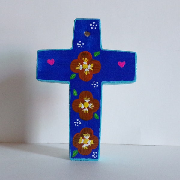 Painted Cross - Etsy