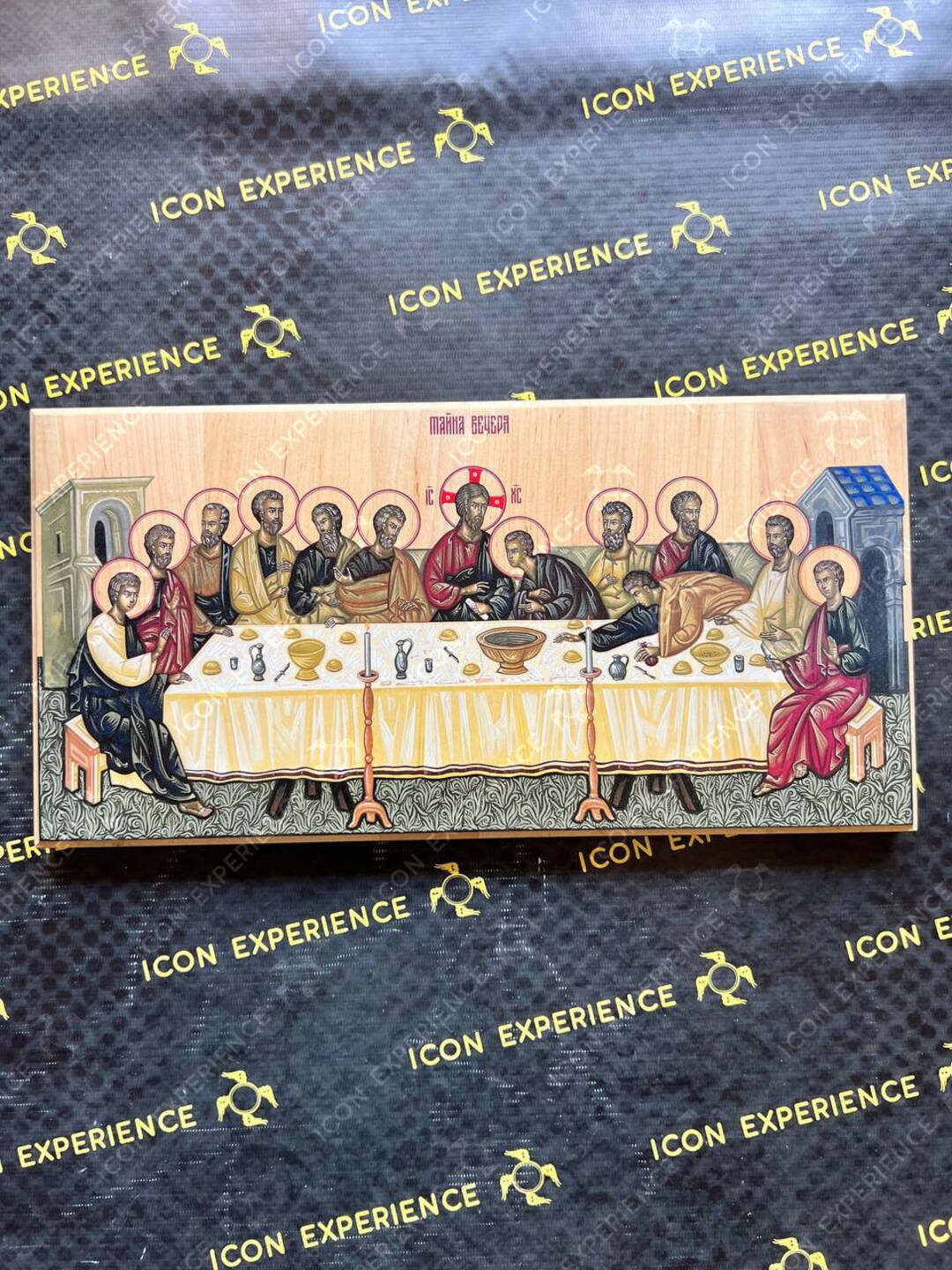 The Last Supper, Premium Replica on Wood Greek Orthodox, Byzantine ...