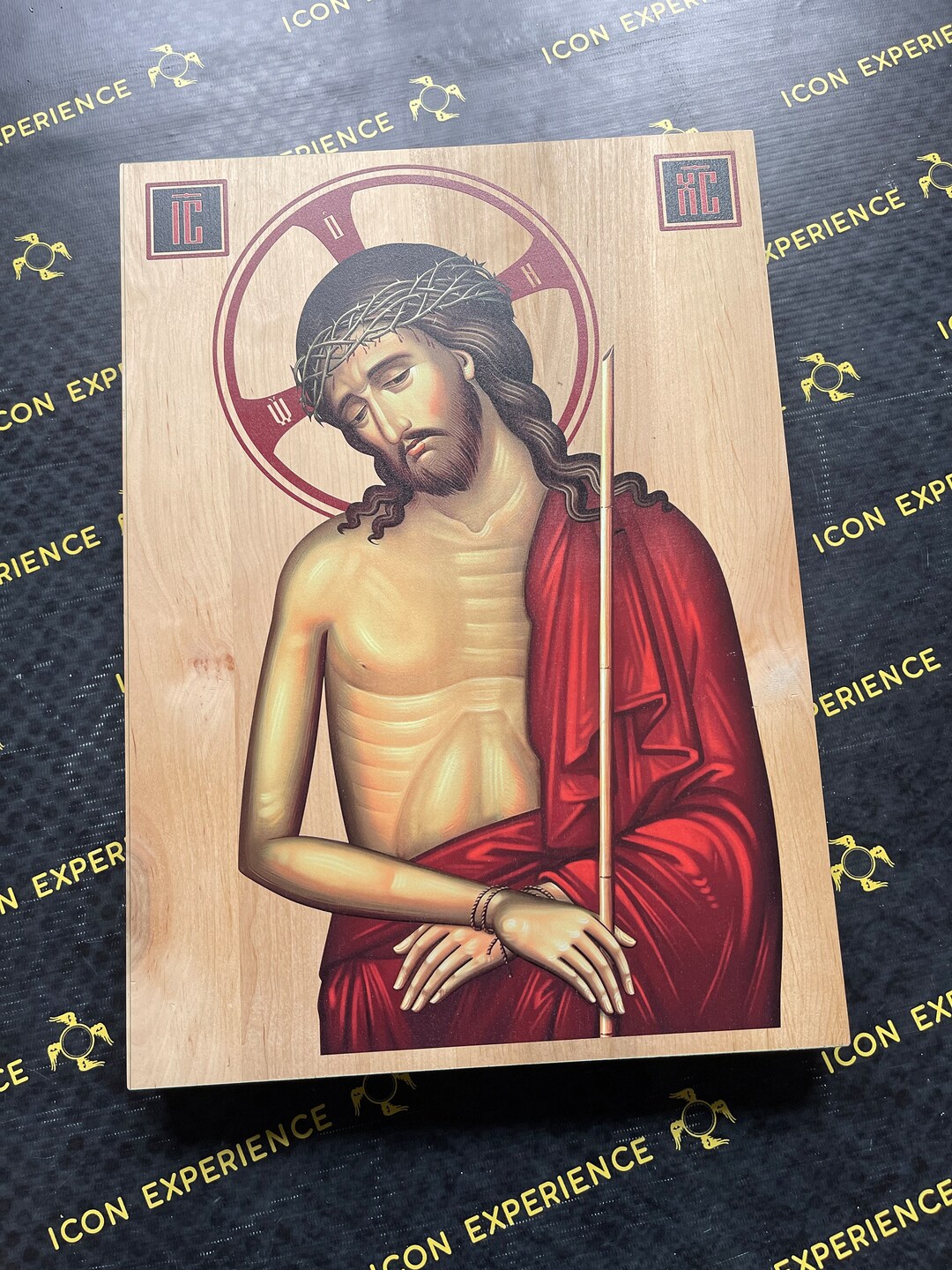 Jesus Christ the Bridegroom, Printed Icon on Wood Natural UV Pigments ...