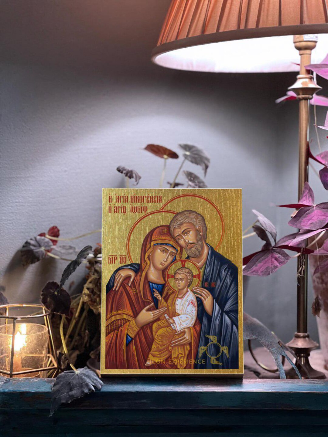 The Holy Family Byzantine Iconography Christian Art - Etsy
