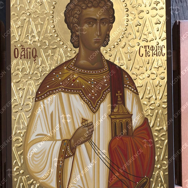 St Stephen Icon - Etsy