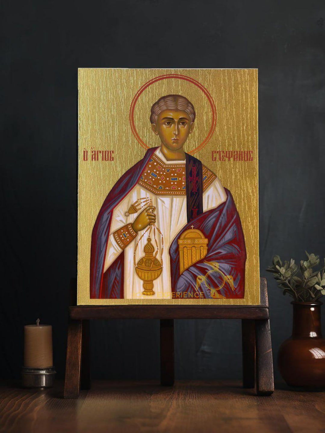 Saint Stephen Icon: Christian Art, Sacral Religious Gift - Etsy