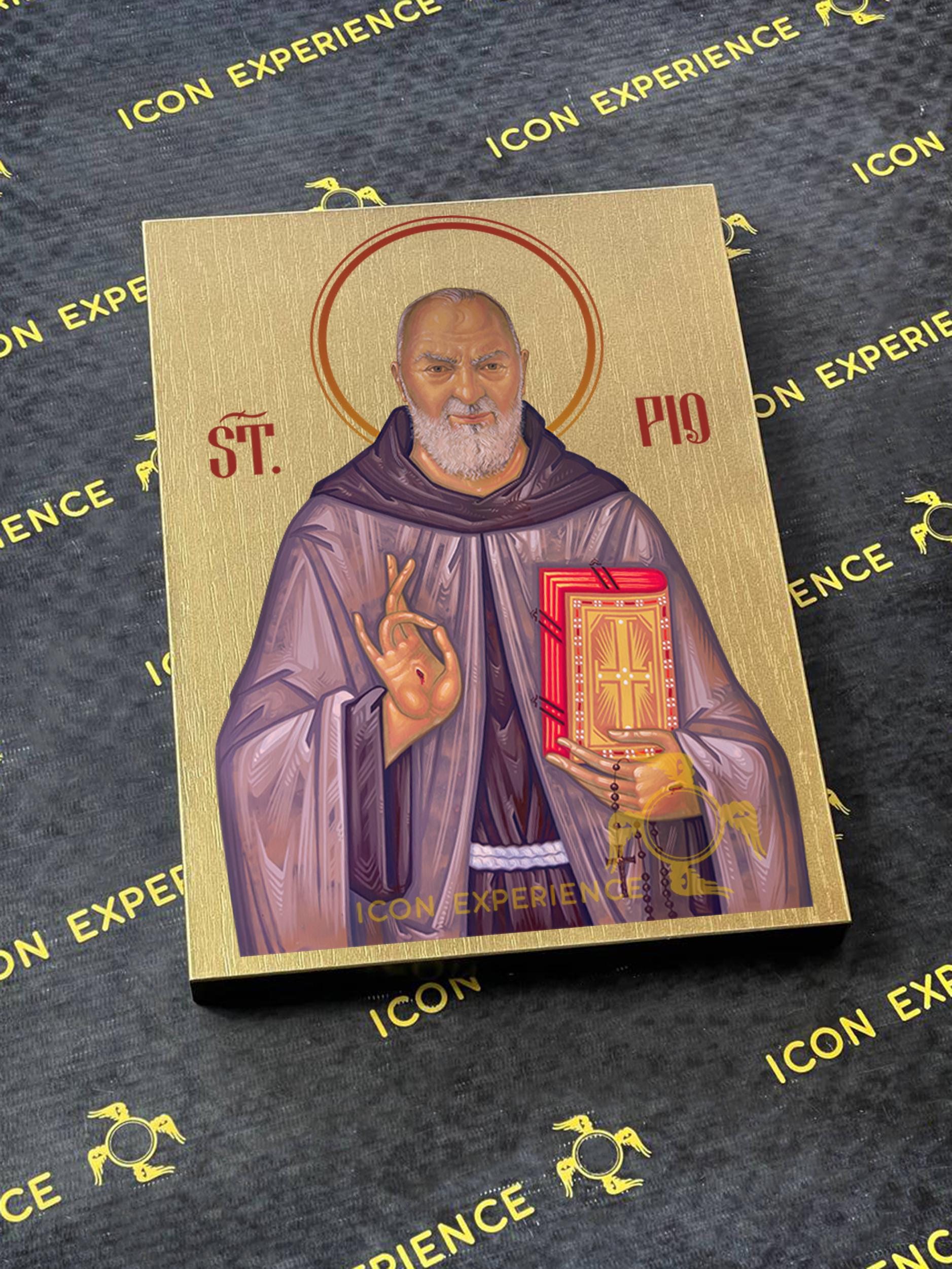 Saint Padre Pio Byzantine Iconography Christian Art - Etsy