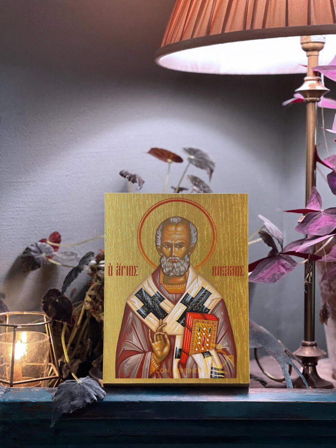 Saint Nicholas Byzantine Iconography Christian Art - Etsy
