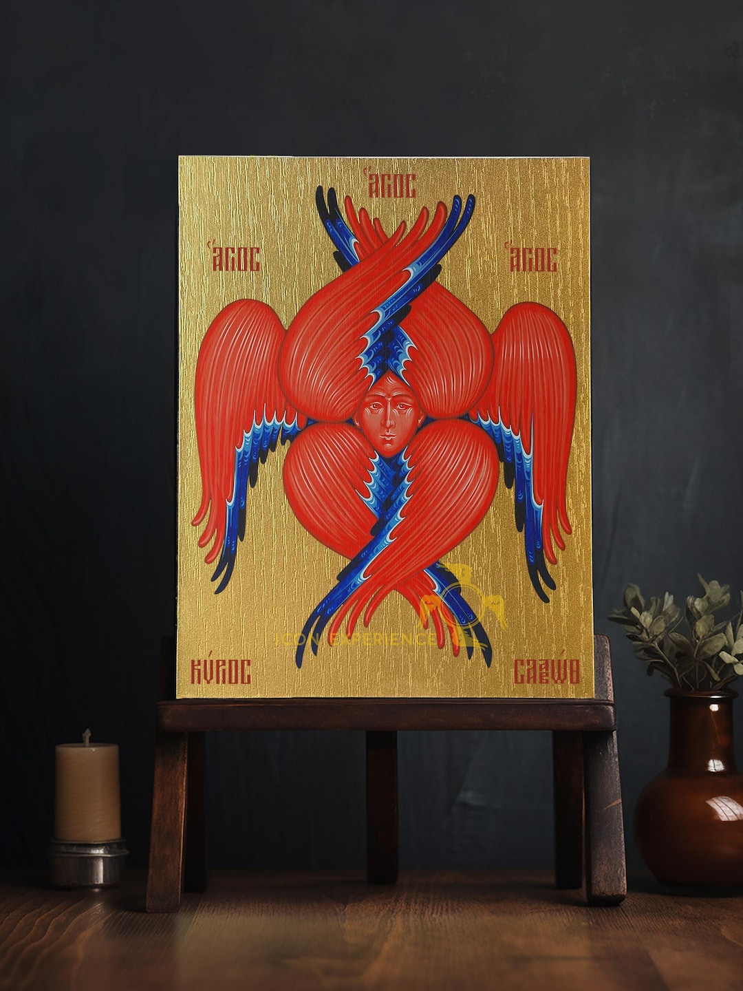 Seraphim Angel Byzantine Iconography Christian Art - Etsy