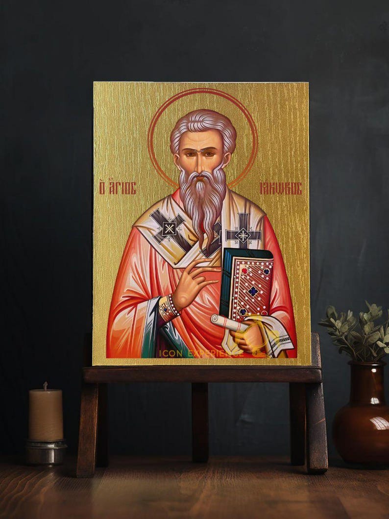 Saint James the Greater Apostle Icon Byzantine Iconography Christian ...