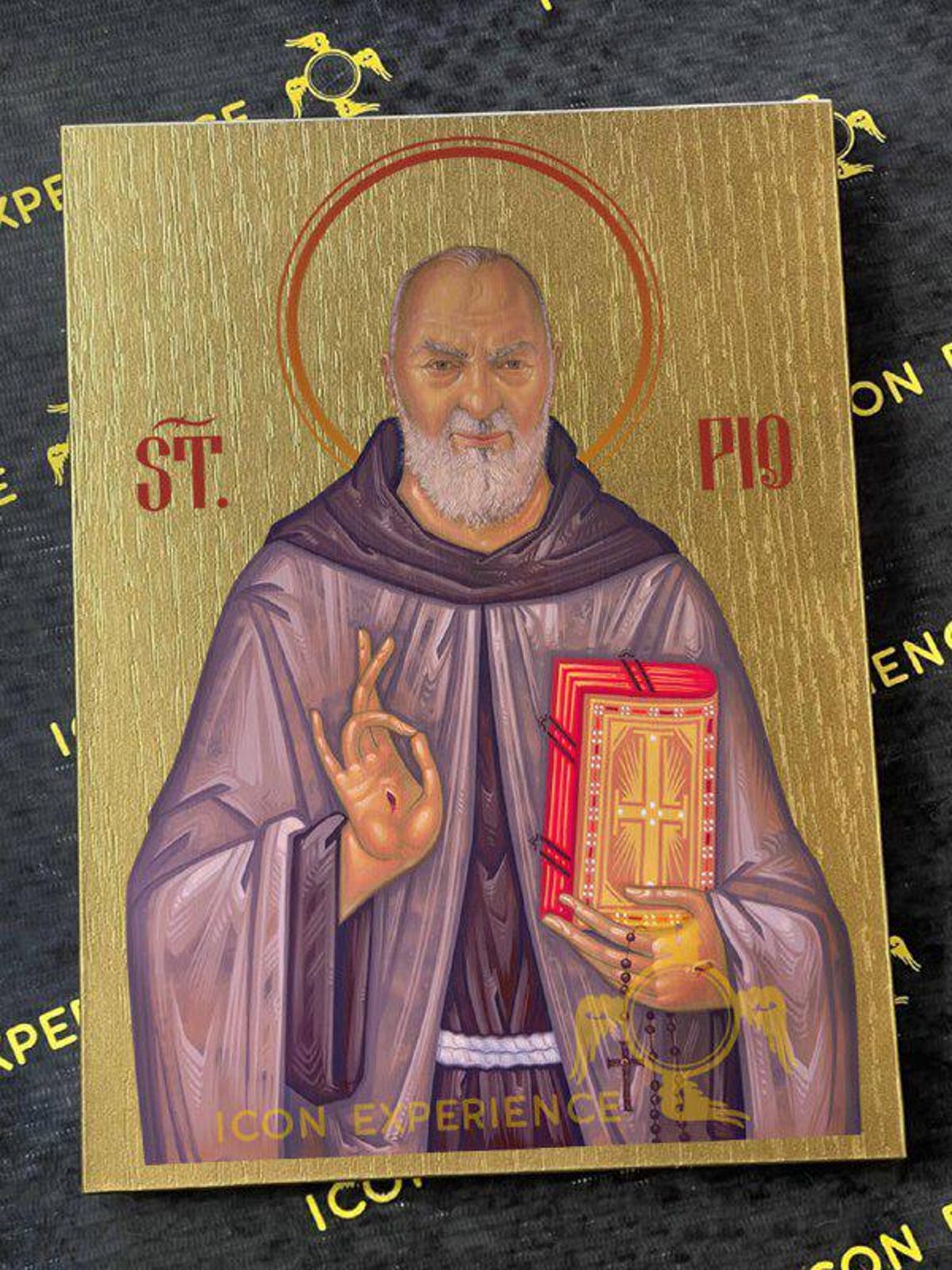 Saint Padre Pio Byzantine Iconography Christian Art - Etsy