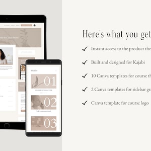 Kajabi Course Template | Kajabi Product Template With Course Thumbnails ...