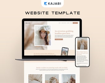Kajabi Website Template for Coaches and Online Course Creators | ELLE ...