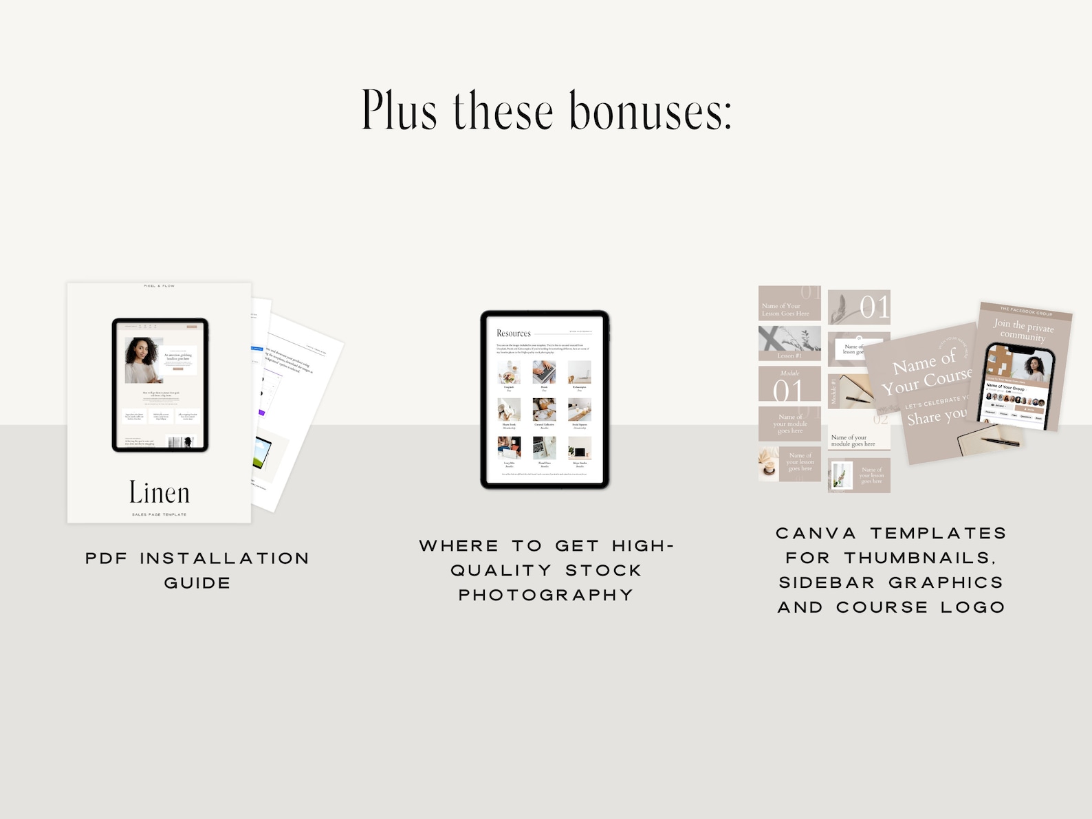 Kajabi Course Template Kajabi Product Template With Course Thumbnails ...