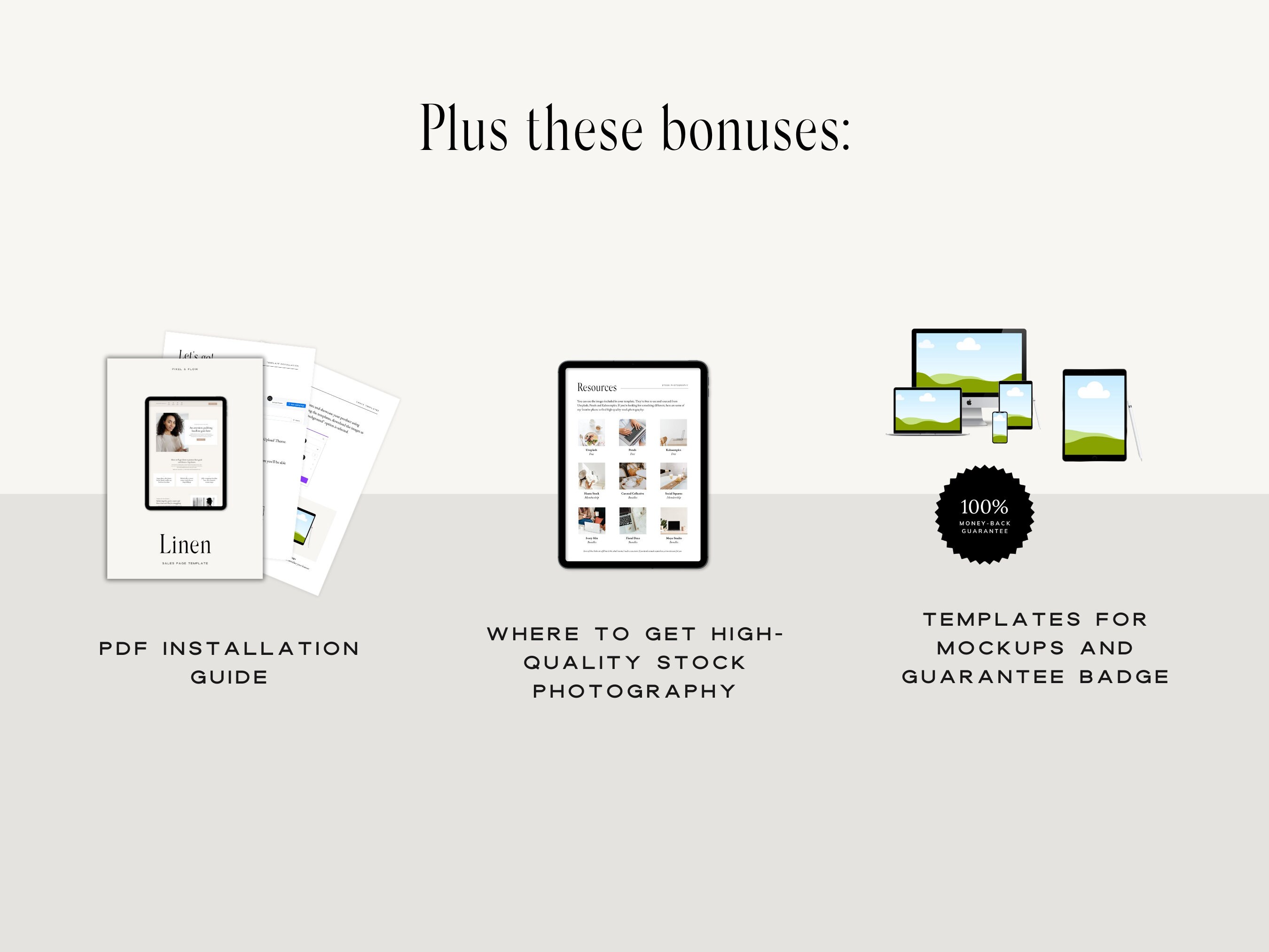 Kajabi Template Webinar Bundle | 3 Kajabi Webinar Landing Pages for ...