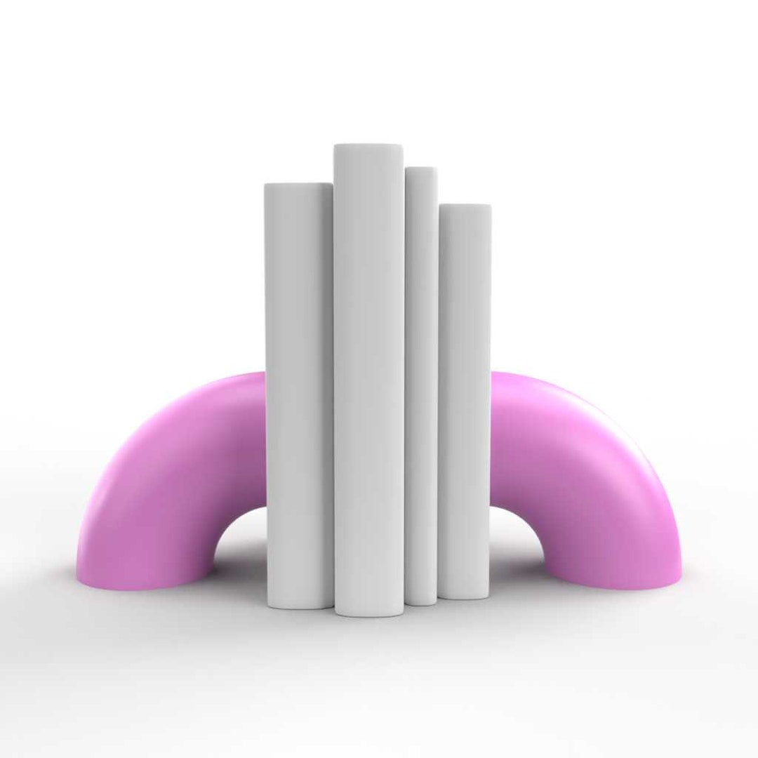 Rounded Tube Bookend Mold - Etsy