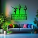 Custom Gymnastics Medal Holder LED Light, Personalized Gymnast Name ...