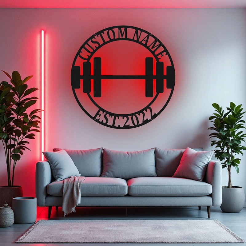 Metal Art Work Lighted - Etsy UK