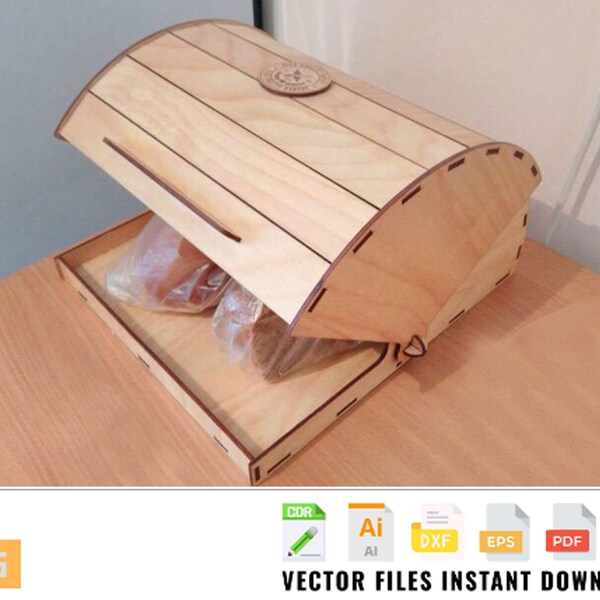 Wooden Bread Box - Etsy