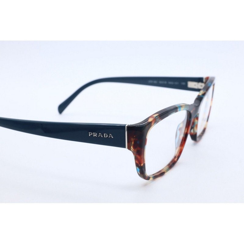 New Prada PR VPR 18O NAG-101 Rectangle Tortoise Eyeglasses Clear Lenses ...