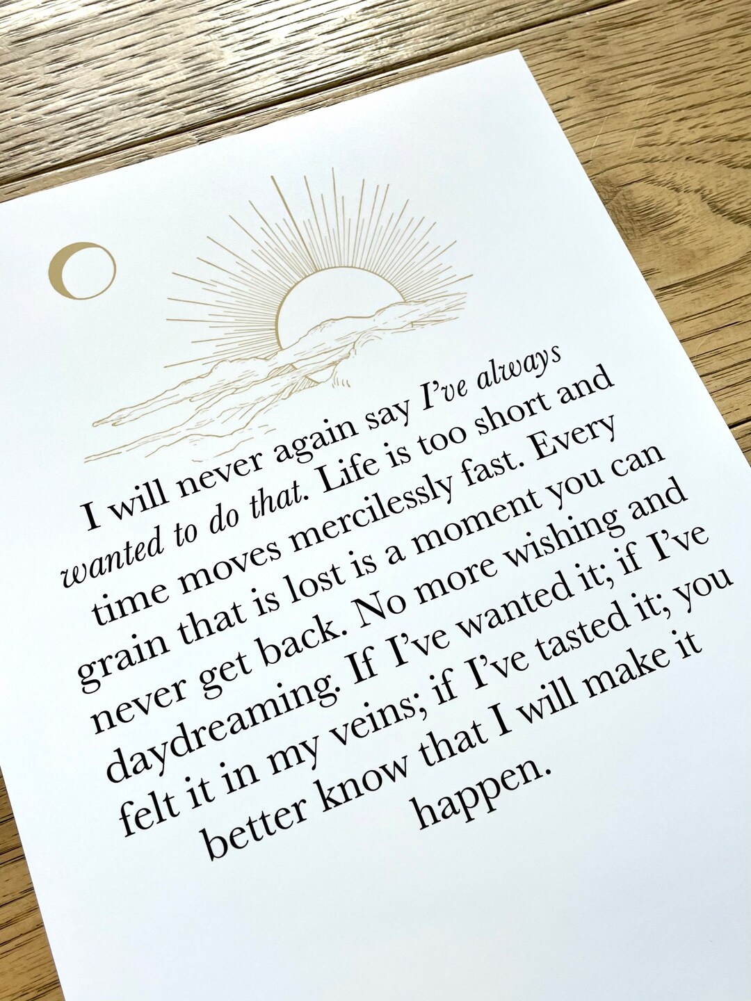 No Regrets Poetry Art Print, Poem, Poetry, Poetry and Prose, Word Art ...