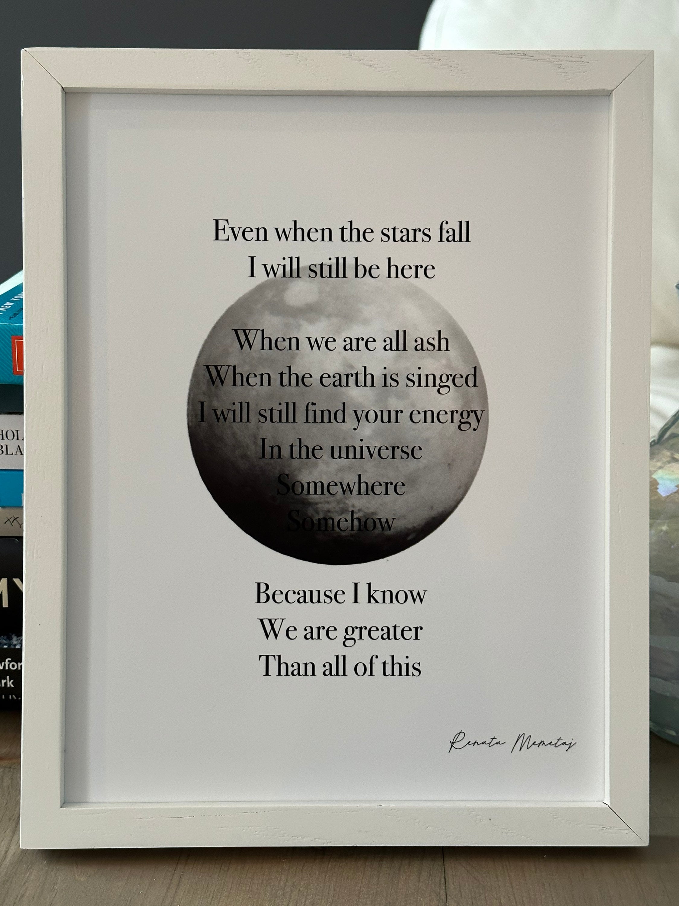 Starfall Poem Print, Poetry and Prose Print, Poetry Print, Poem Print ...