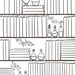 Bookshelf 1 Colouring Page | Digital Download | Bookish Colouring Page ...