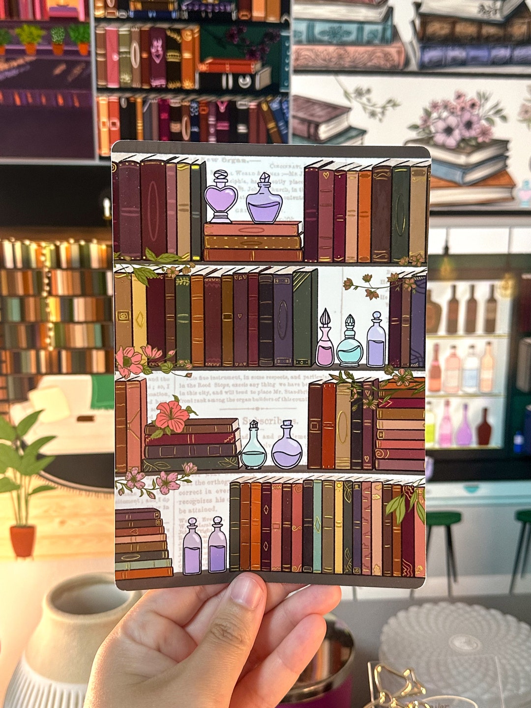 The Gilded Books Collection Die Cut Kindle Sticker Insert - Etsy