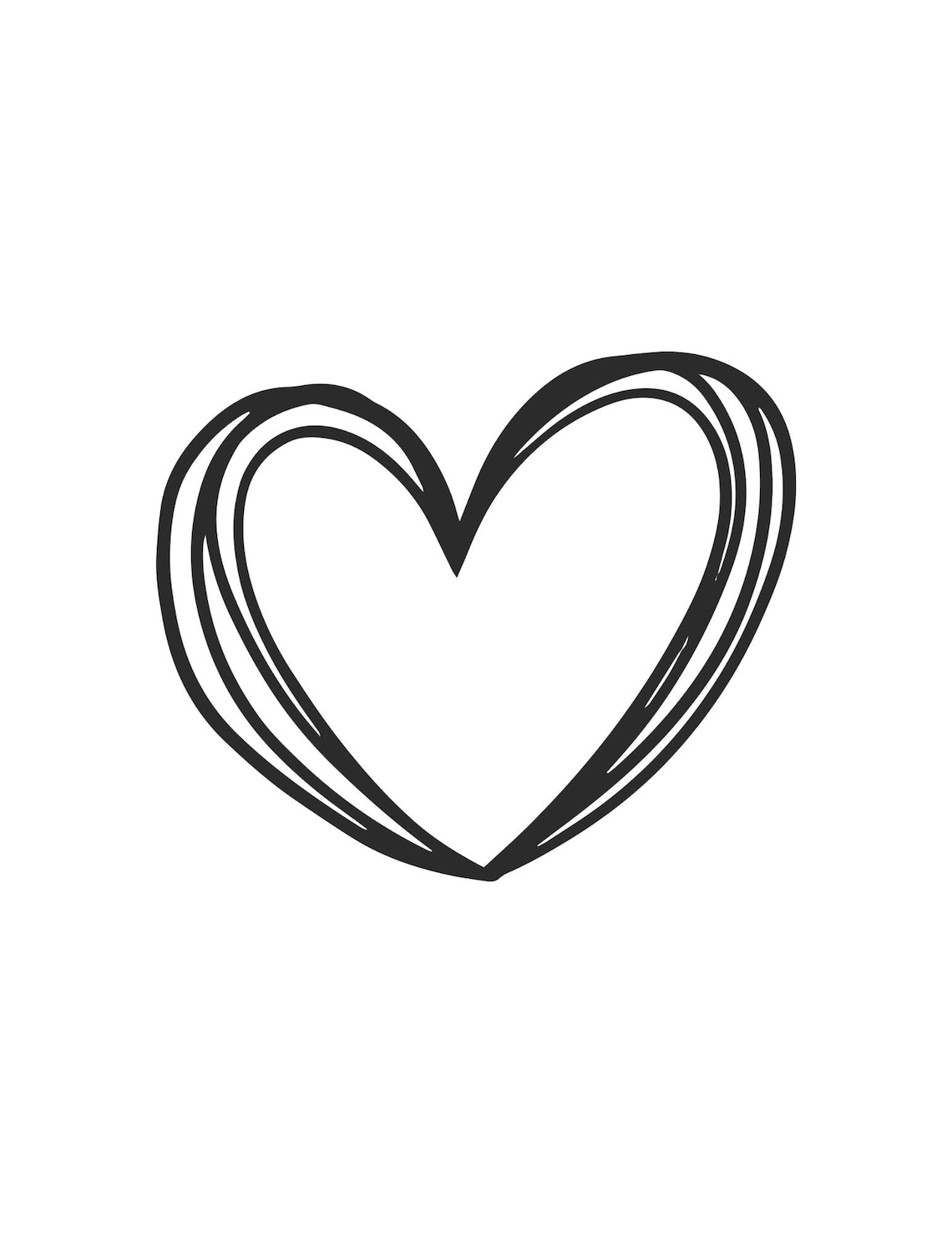 20 Heart Svg Bundle, Open Heart Svg, Love Svg, Heart Svg, Sketch Heart ...