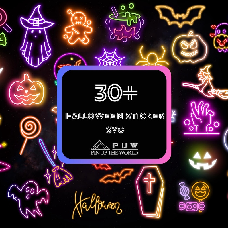 Neon Candy Clipart - Etsy