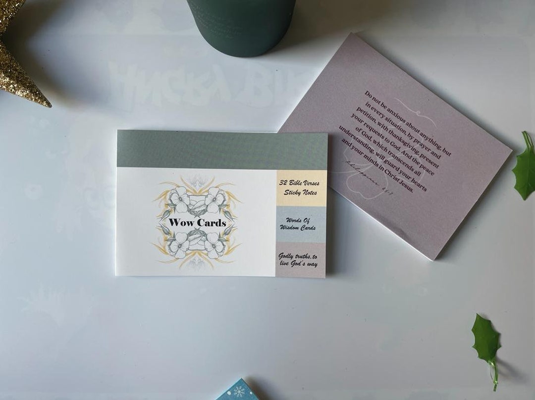 Bible Verses Sticky Notes - Etsy