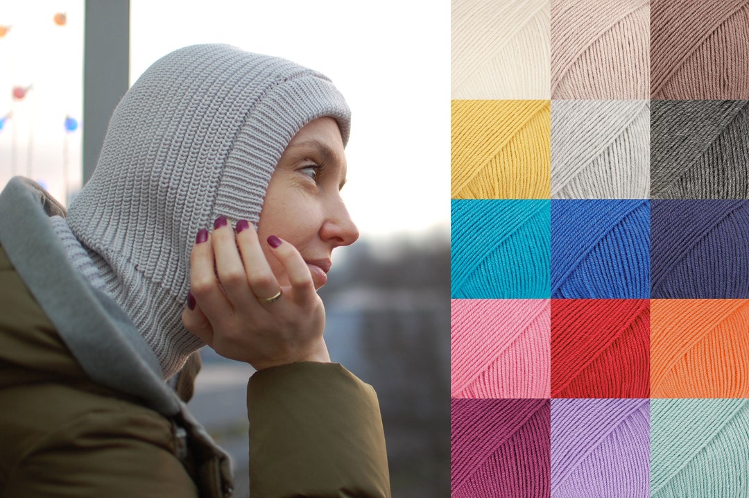 Balaclava - Adult - 100% Merino Wool Knit/knitted Women/men Ladies ...