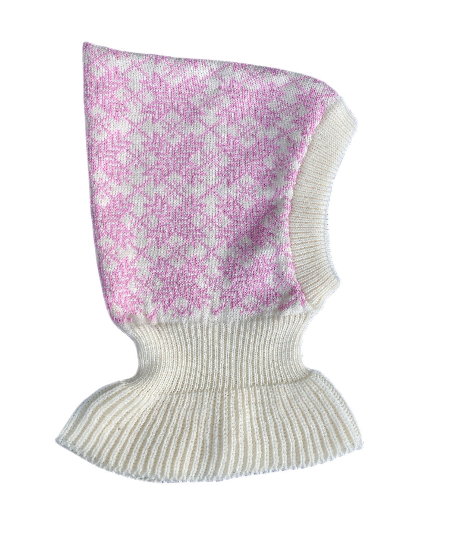 Balaclava Adult 100% Merino Wool Knit/knitted Women/men Ladies Helmet ...