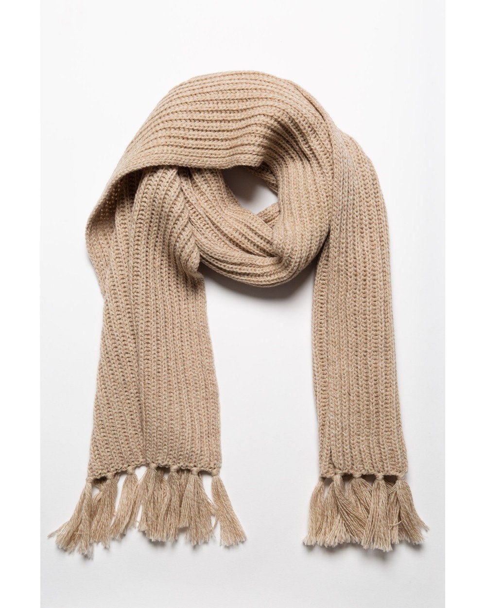 LONG Scarf Adult 100% Merino Wool THICK Knitting 2 Meters Long Scarf ...