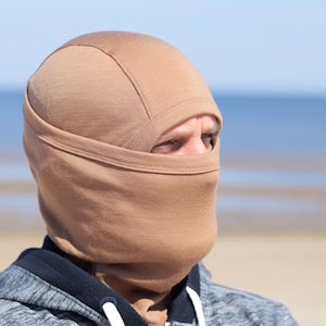 Full Face Cover Balaclava - Adult - 100% MERINO WOOL Women/men Ladies ...