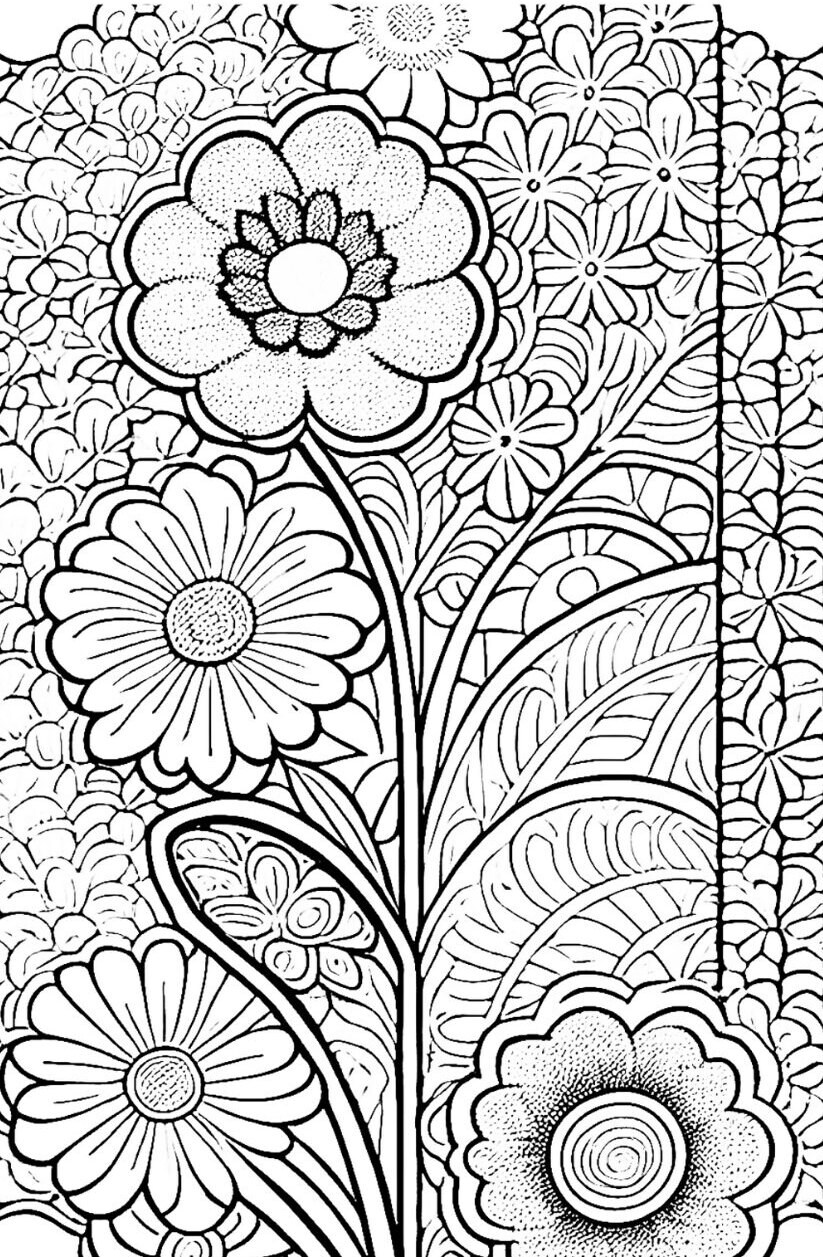85 Pages Adult Coloring Book Printable Coloring Pages - Etsy