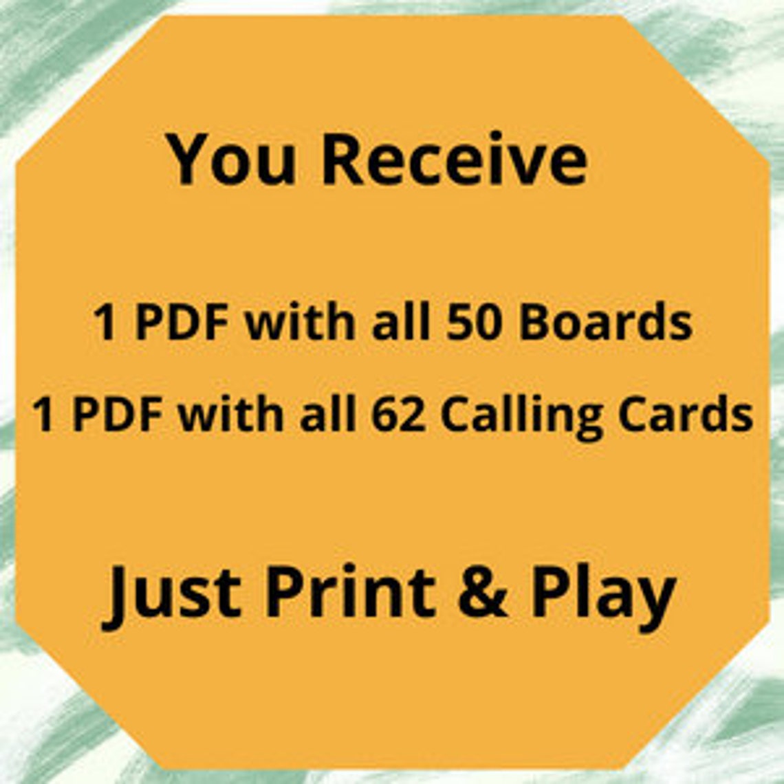 Printable BINGO Boards Alphabet and Numbers Bingo With - Etsy