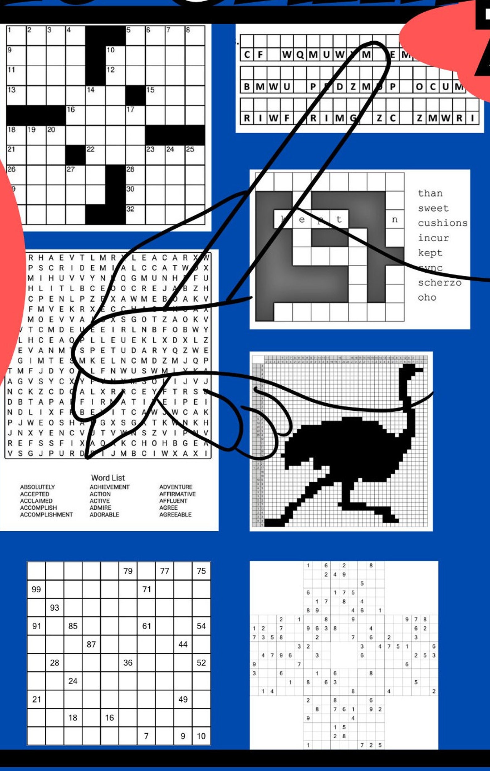 Activity Book for Adults 213 Logic Games 7 Different Types of Puzzles ...