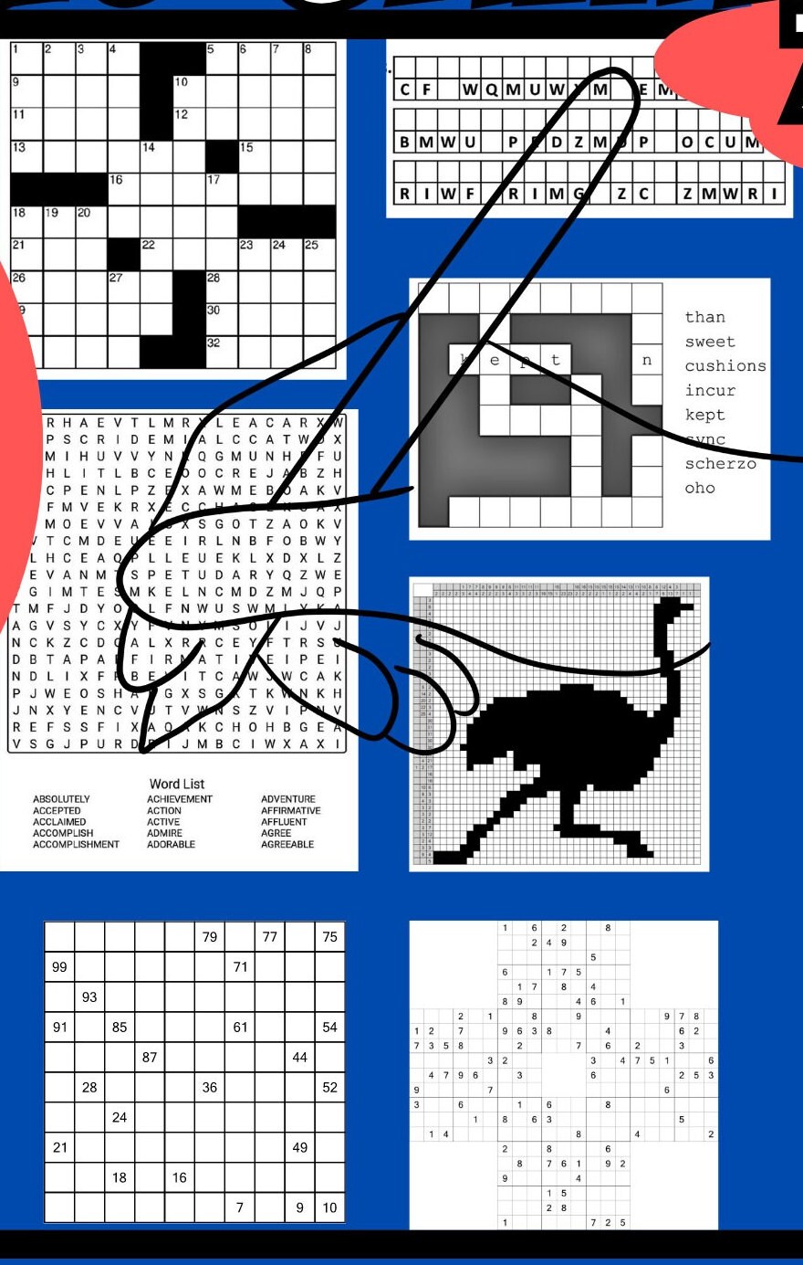 Activity Book for Adults - 213 Logic Games - 7 Different Types of ...