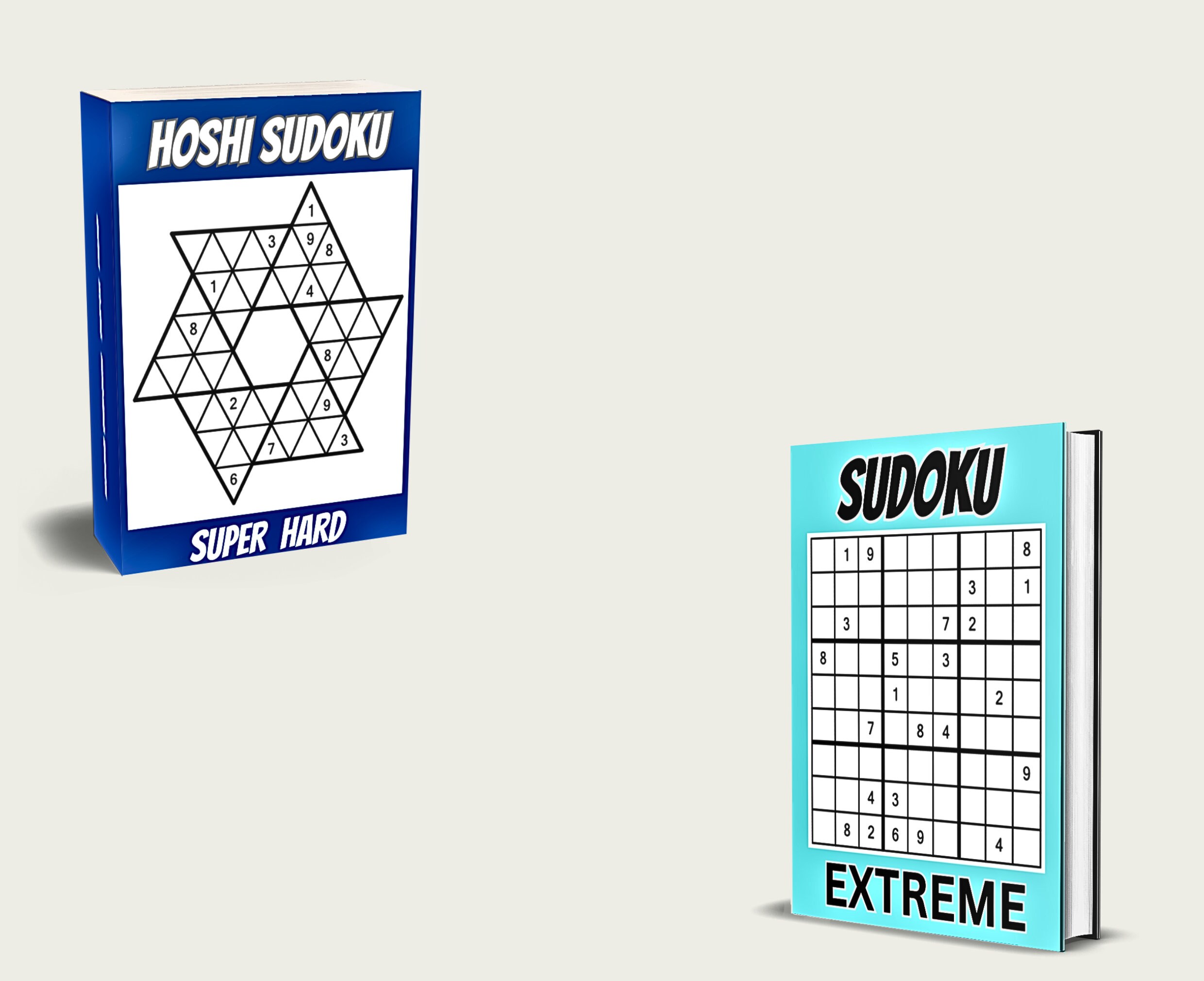 300 Sudoku Puzzles - 6 Variations - Super Difficult Level - Adult ...