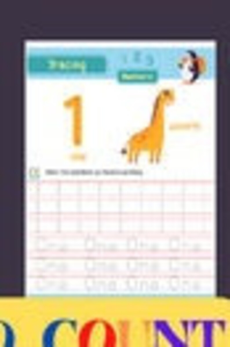 Trace Numbers Bundle 100 ALL NUMBERS Activity Pages for Kids - Etsy