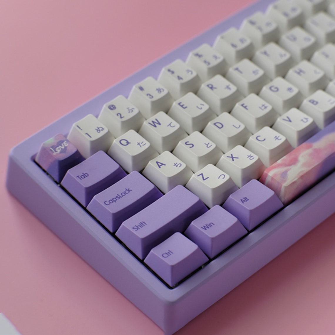 139PCS Sweet Dream Theme Keycaps Set Purple Keycap Set - Etsy
