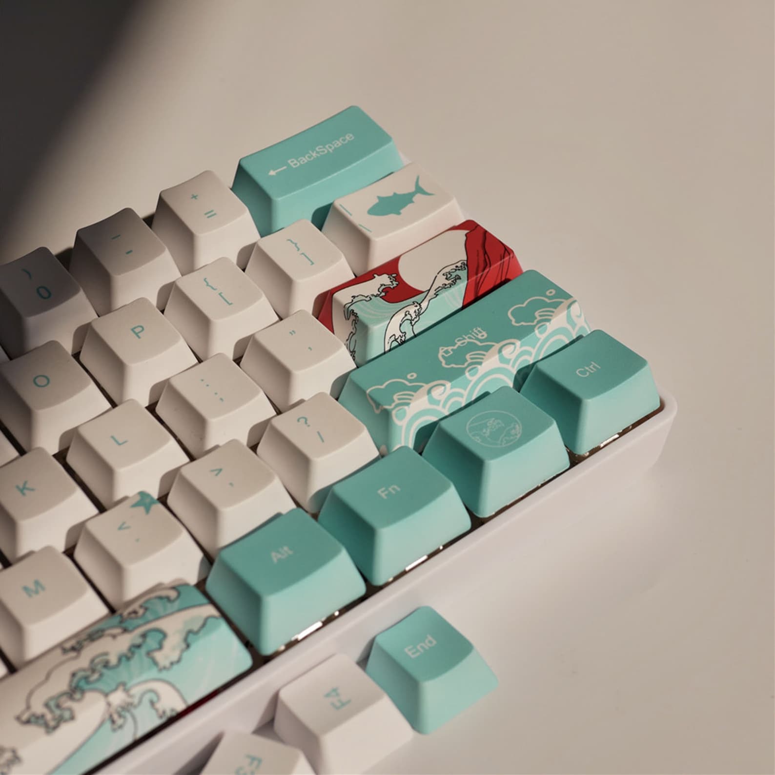 108PCS Waves Whale Theme Keycaps Set Custom Keycaps Set - Etsy