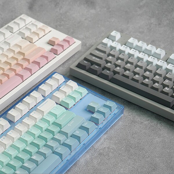 Pink Blue Keycap Set - Etsy