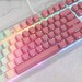 Rainbow Gradient Theme Keycaps Set, Top/side Print Keycaps, PBT Keycaps ...